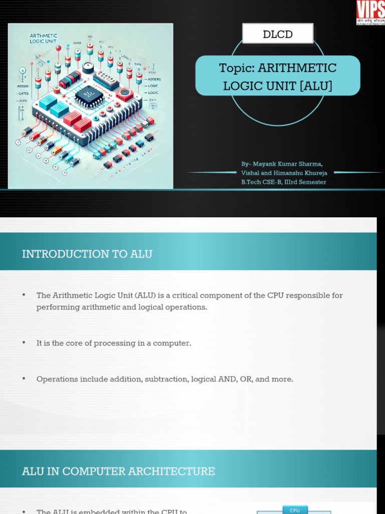 ALU Basics for Computer Science Students | PDF