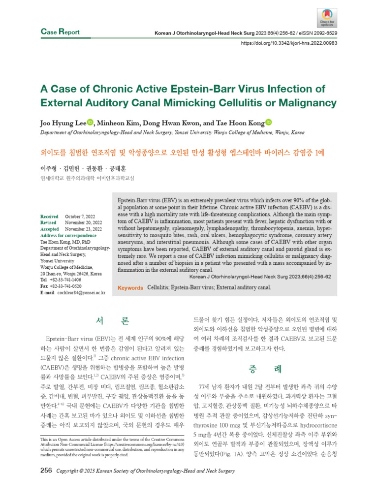 Caebv Infection | PDF