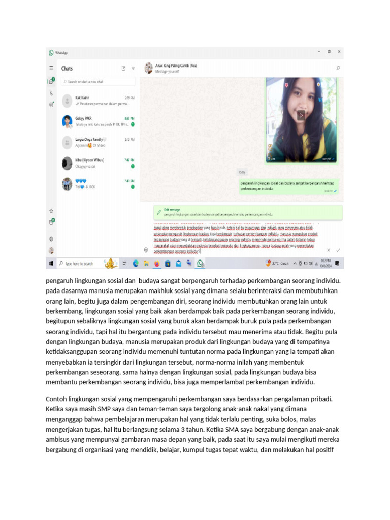 Pengaruh Lingkungan Sosial Dan Budaya Sangat Berpengaruh Terhadap ...