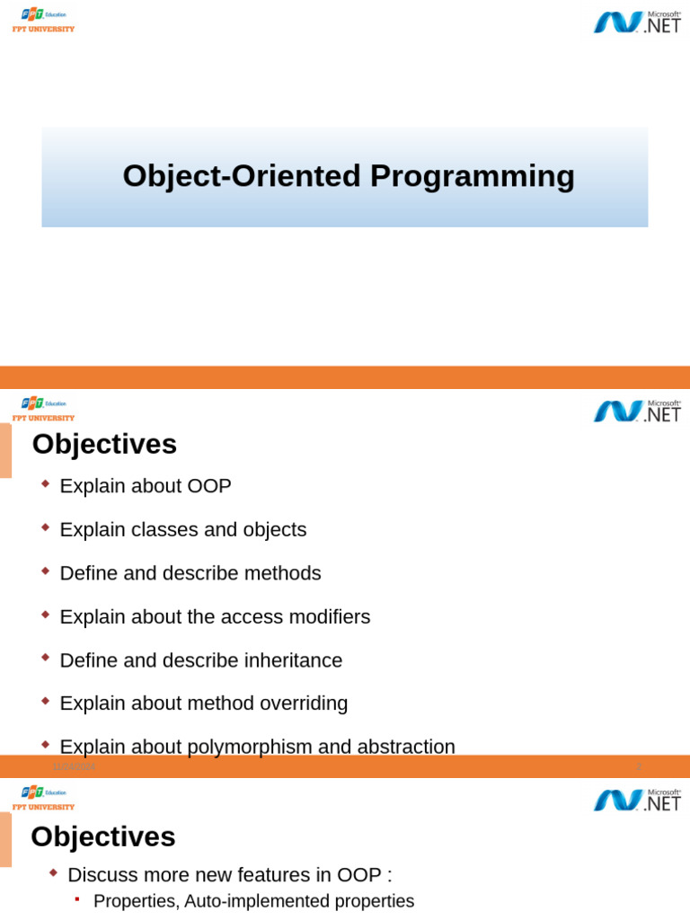 Slot 04_05 Object Oriented Programming | PDF | Programming | Constructor (Object Oriented ...