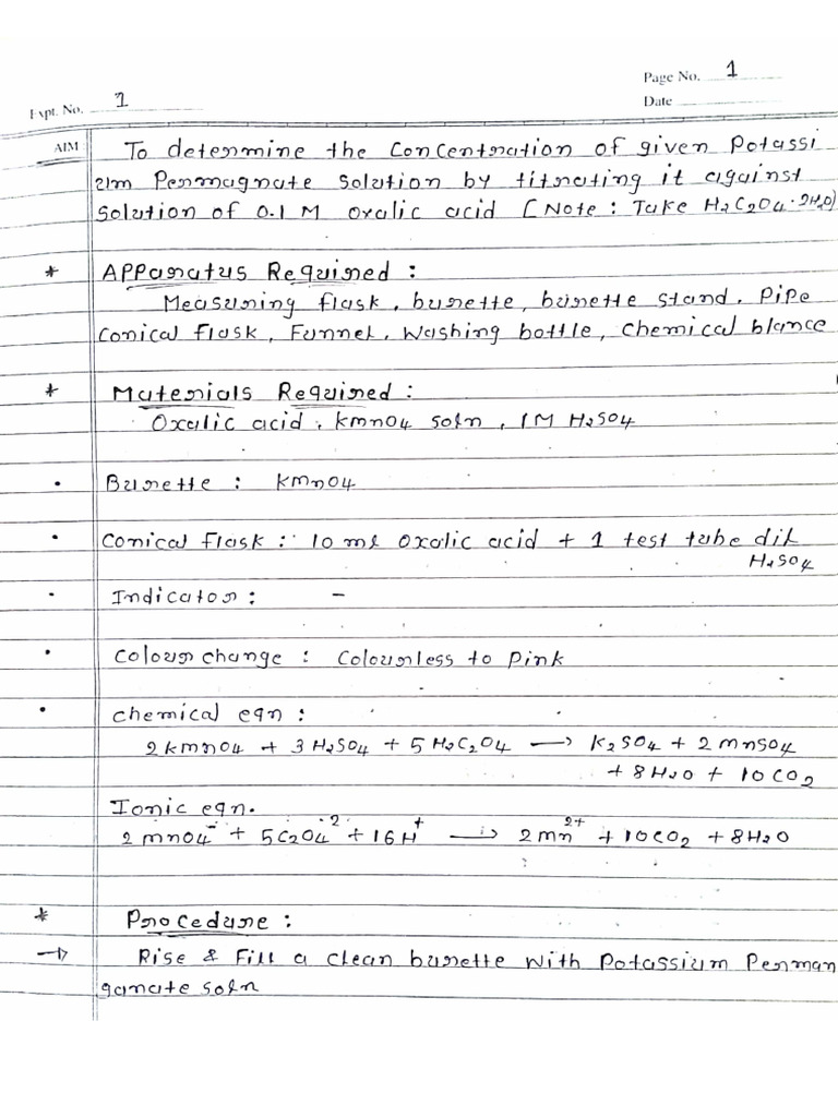 STD 12th Sci Chemistry Journal | PDF
