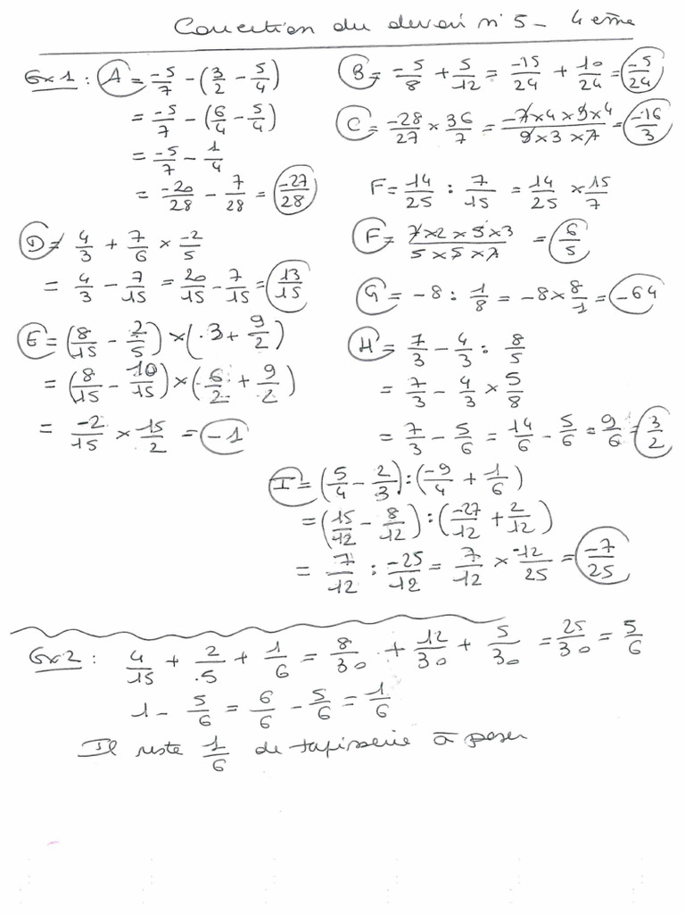 Corrige Devoir 2 13 (1) | PDF
