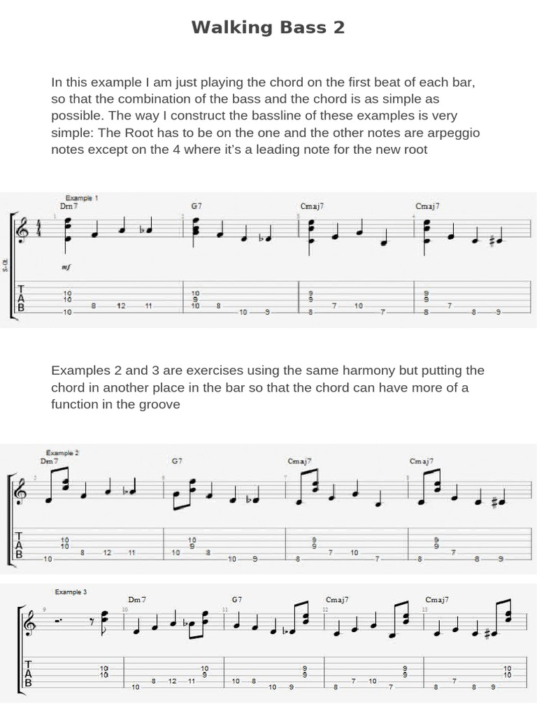 Walking Bass 2 | PDF | Foreign Language Studies