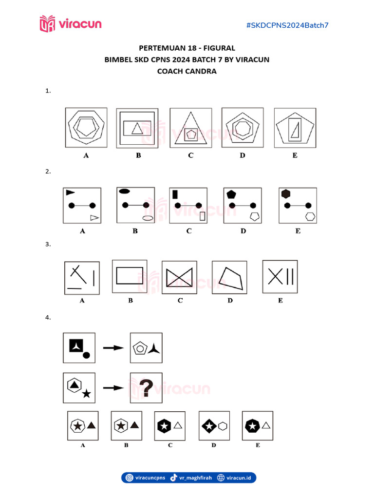 Latihan Figural - Viracun Batch 7 | PDF