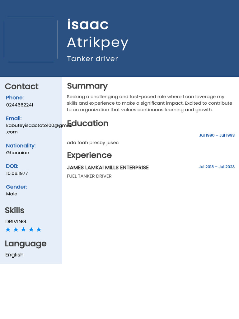 Isaac Resume 21 | PDF