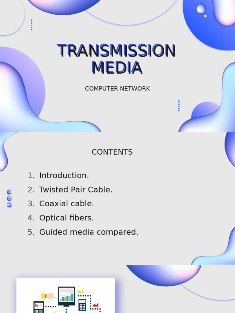 Transmission Media 12-'C' | PDF | Transmission Medium | Coaxial Cable