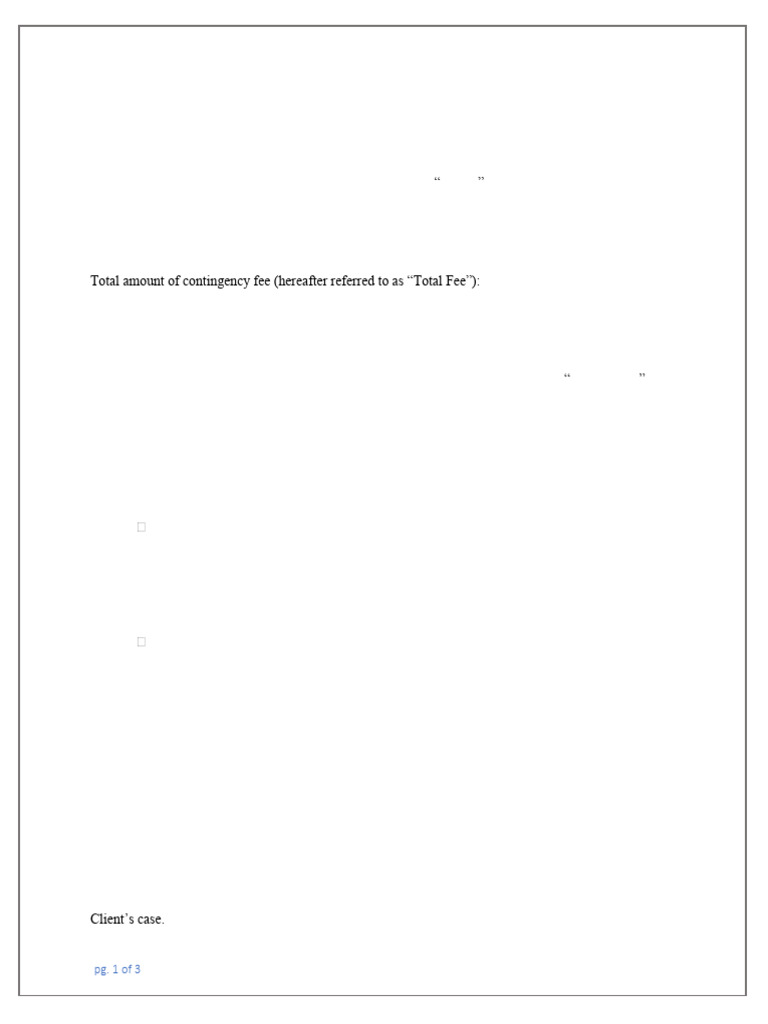 Attorney Referral Fee Agreement Sample | PDF | Confidentiality ...
