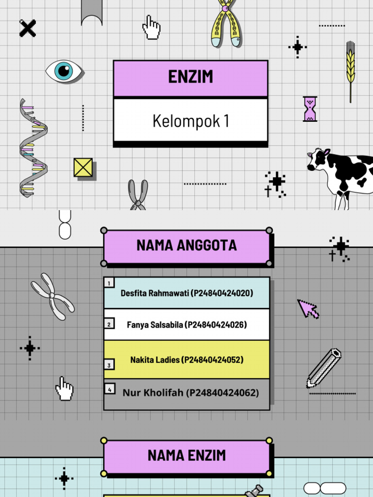 Enzim - Kelompok 1 | PDF