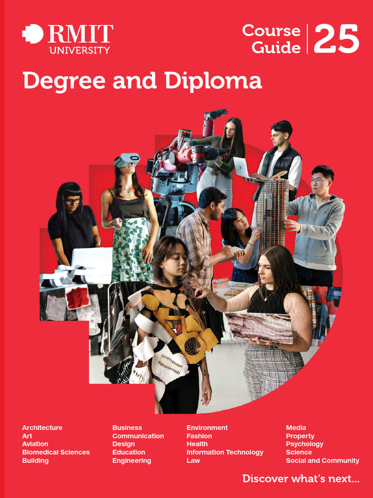 2025 Degree Diploma Guide Rmit University | PDF | Academic Degree