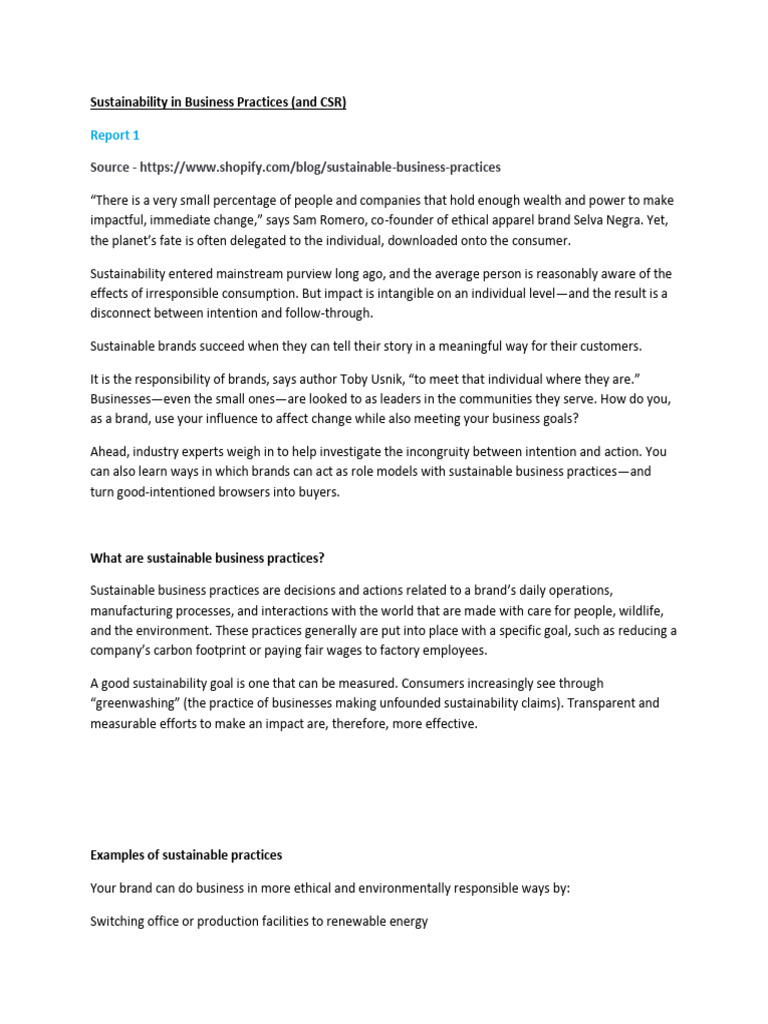 Sustainability | PDF | Sustainability | Forest Stewardship Council