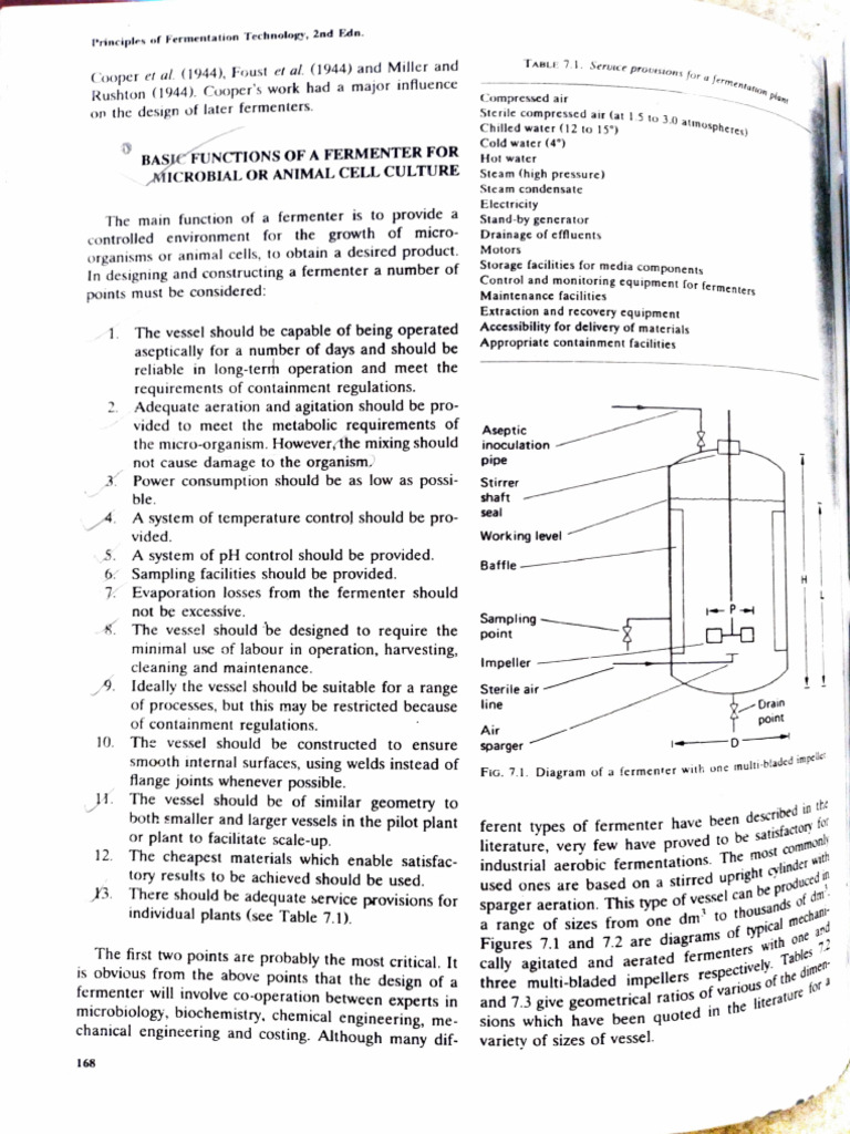 Fermenter Design and Function Overview | PDF | Microorganism