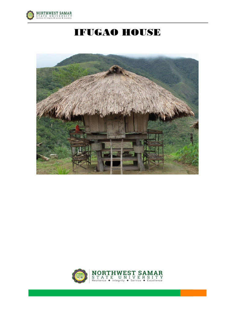 Arh312 Ifugao House Handout | PDF | Framing (Construction) | Structural Engineering