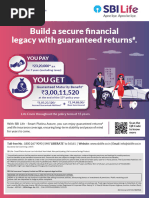 SBI Life - Smart Lifetime Saver - SIB - Flier | PDF | Business