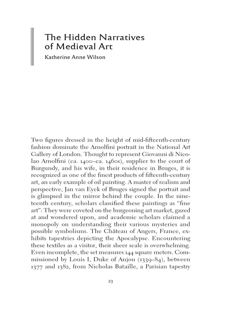 Wilson, The Hidden Narratives of Medieval Art WhoseMiddleAgesTeacha ...