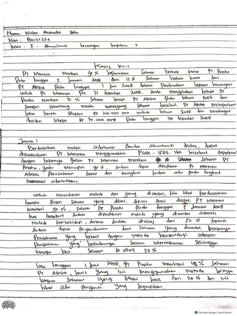 324 - Wulan Alexandra Bita AKL 2 | PDF