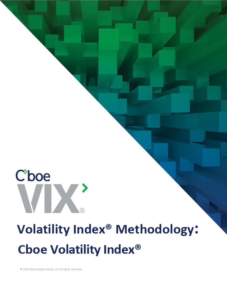 Volatility Index Methodology Cboe Volatility Index | PDF | Vix | Option ...