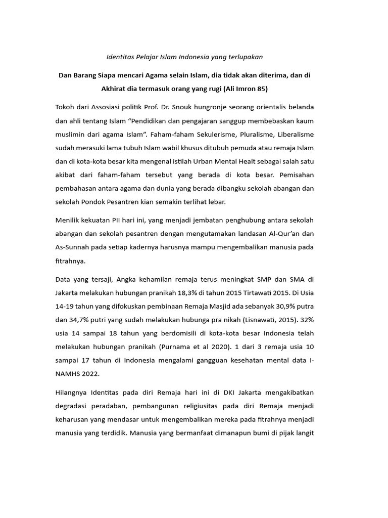 Zulfikar PD PII Jaksel | PDF