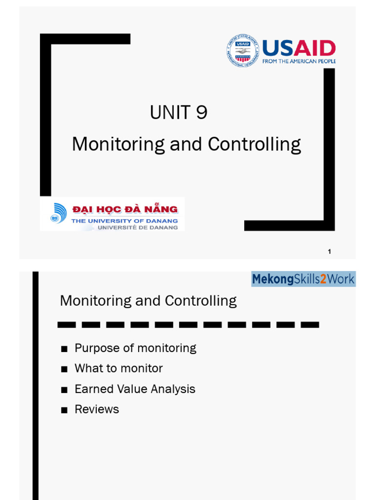 Unit 9 & 10 - Monitoring, Controlling and Closing | PDF | Business