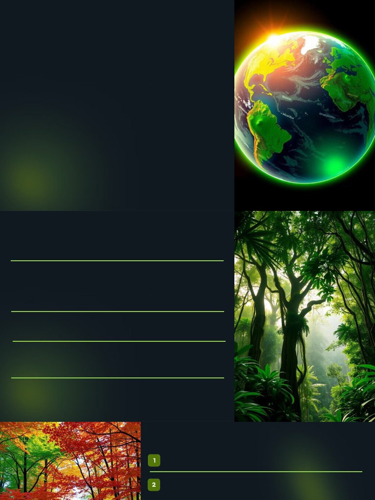 Major World Biomes and Human Impact | PDF | Forests | Human Impact On ...