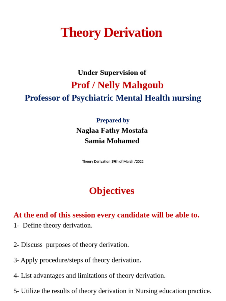 Theory Derivation in Nursing Practice | PDF | Theory | Creativity