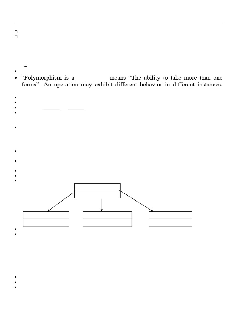 CHAPTER 06g Polymorphism in C++ | PDF | Class (Computer Programming) | Inheritance (Object ...