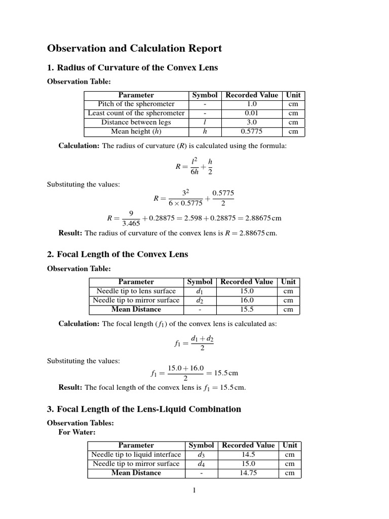 Physics Observations | PDF | Curvature | Electromagnetic Radiation