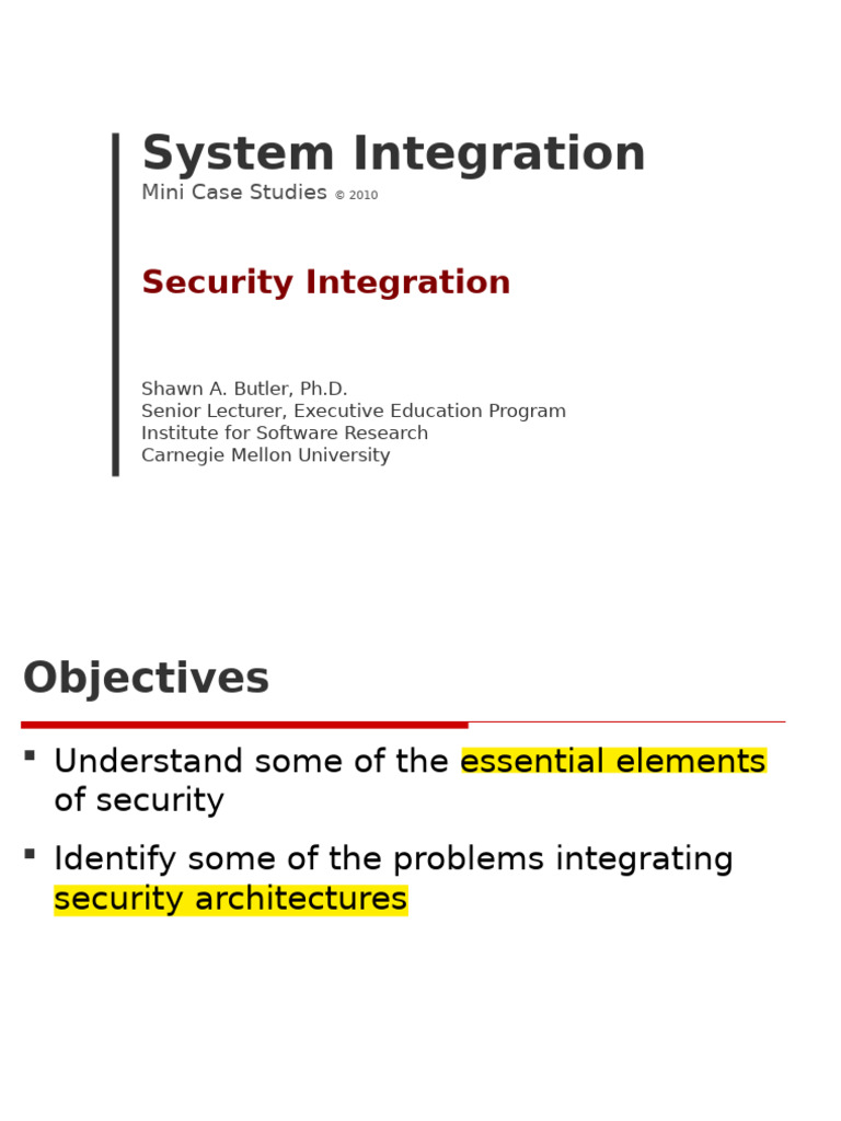 SIP11 Security Integration | PDF