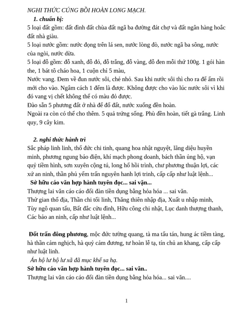 Nghi TH C B I Hoàn Long M CH | PDF