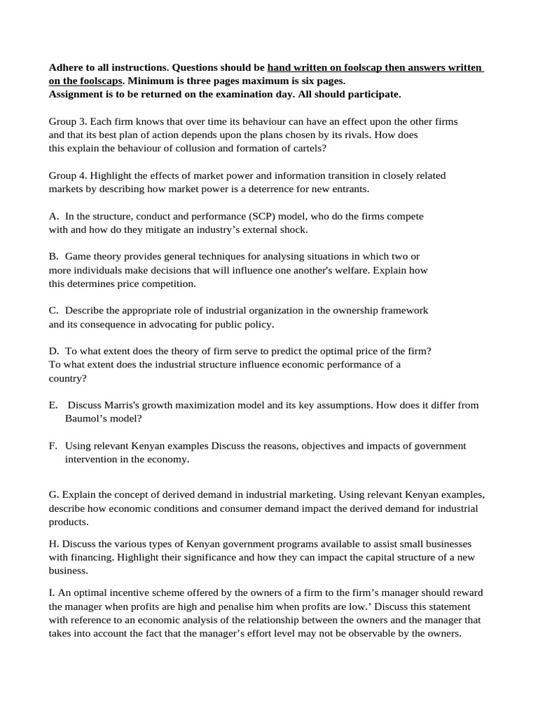 Economic Theories and Market Dynamics Analysis | PDF | Business