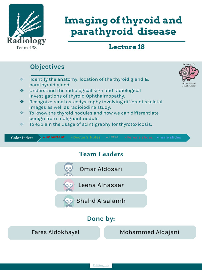 18-Imaging of Thyroid and Parathyroid Disease | PDF | Hyperthyroidism ...