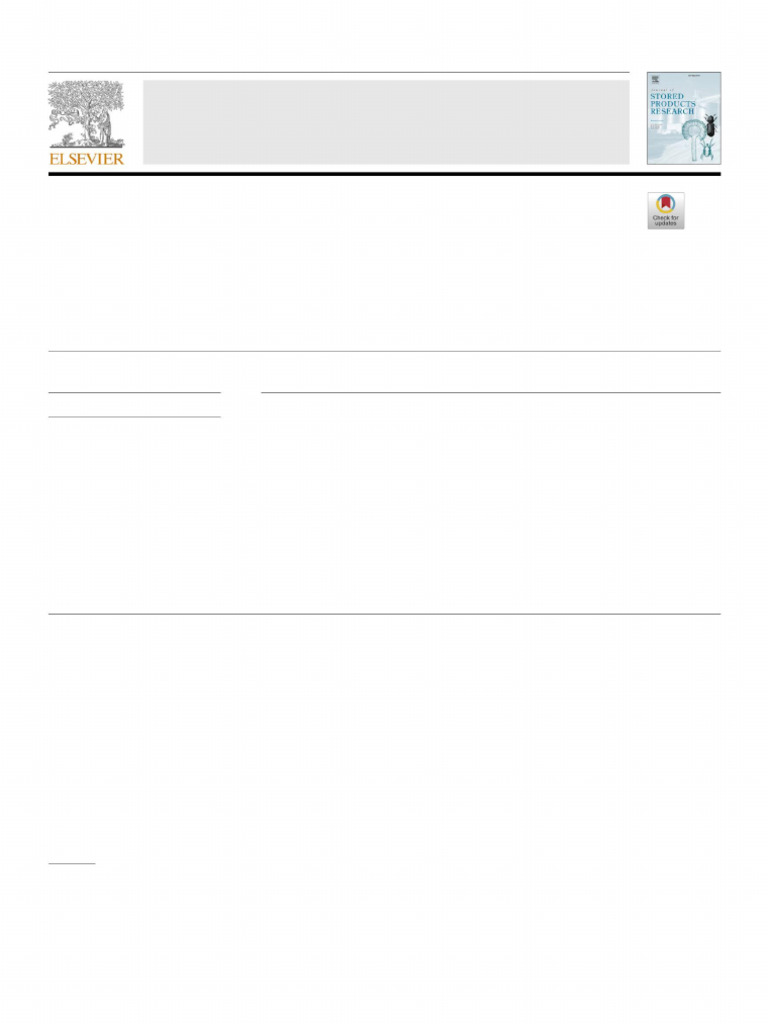 Guarino Et Al 2024 Evaluation of Pheromone Co-Attractants For Capturing ...