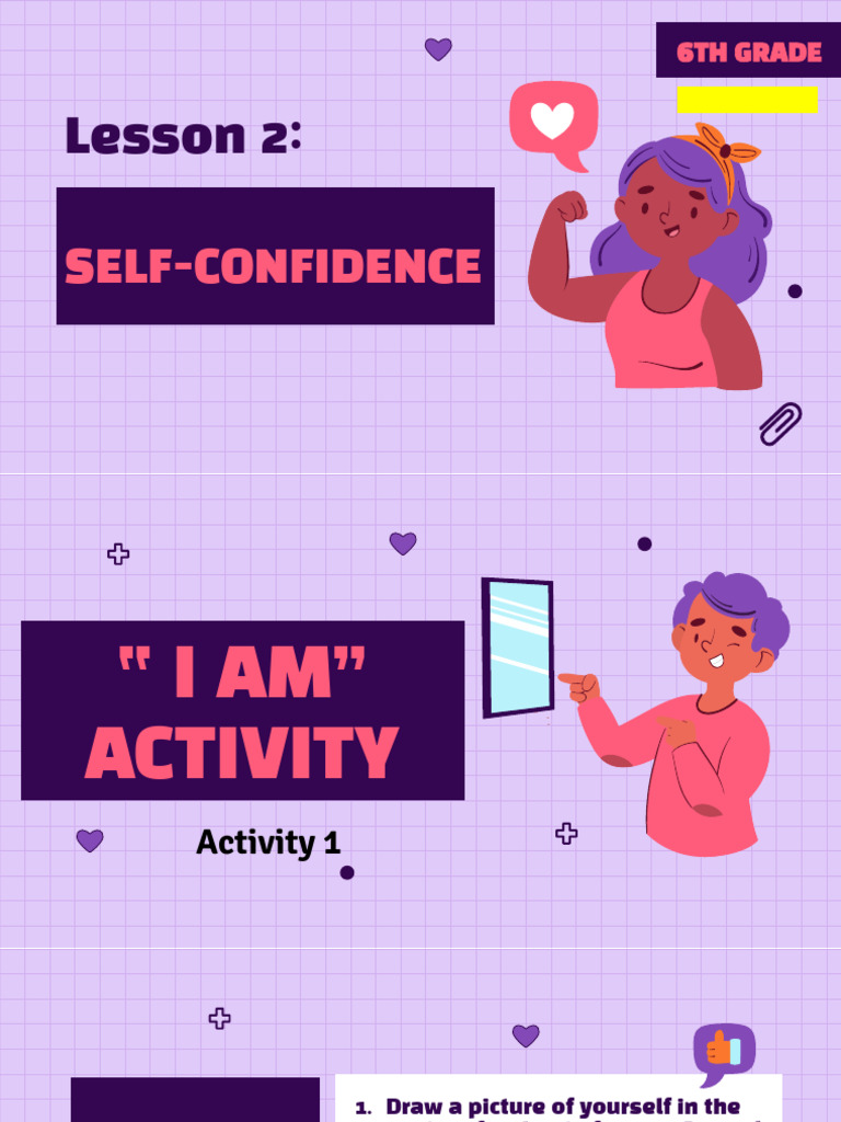 Lesson 2 - SELF-CONFIDENCE | PDF | Behavior Modification | Behavioural Sciences