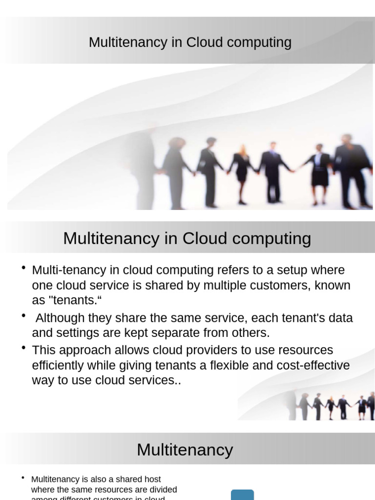 Multitenancy in Cloud Computing | PDF | Virtualization | Cloud Computing