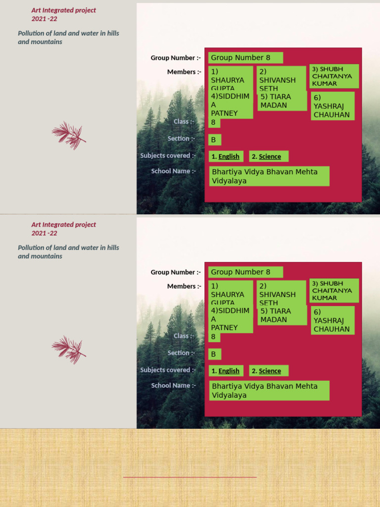 Art Integrated Project | PDF | Microsoft Power Point | Software