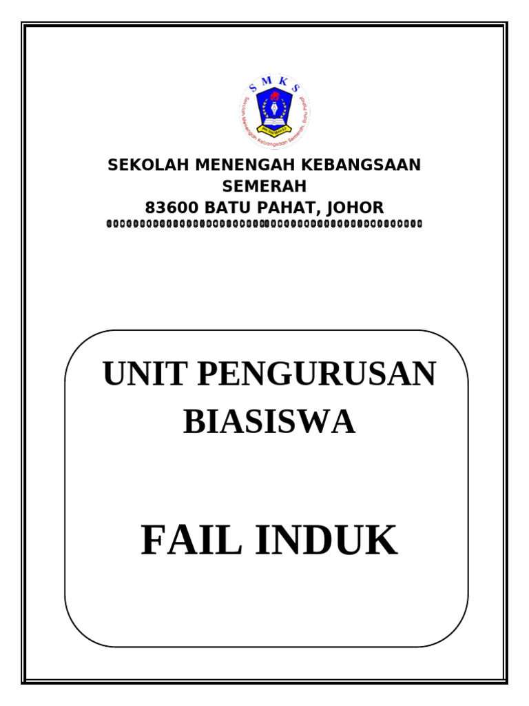 Muka Depan Fail Panitia | PDF