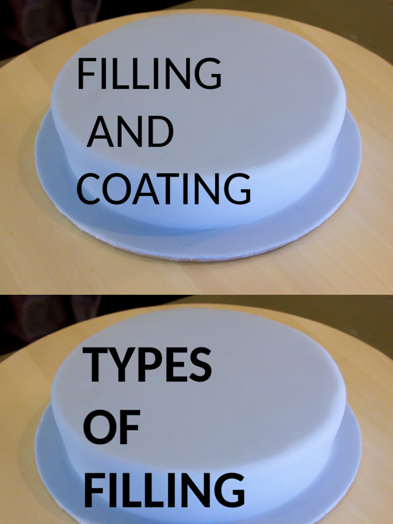 Types of Cake Fillings Explained | PDF