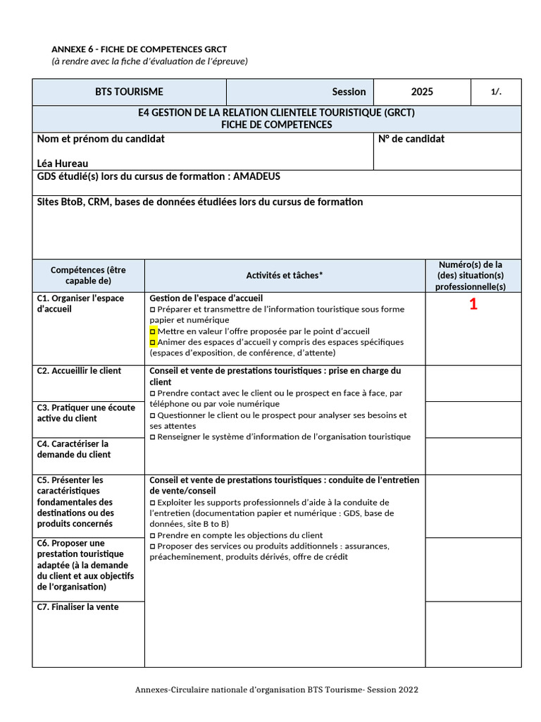 Fiche GRCT | PDF | Tourisme
