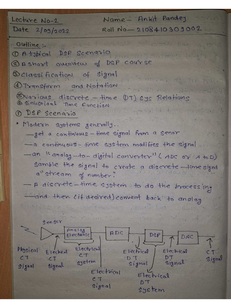 Ankit Pandey DSP N-2 | PDF