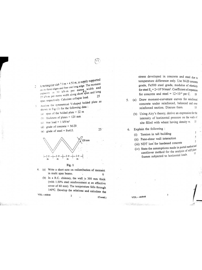 Advance Concrete Paper 4 | PDF