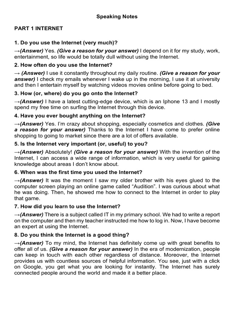 Speaking Notes | PDF | Payments | Prices