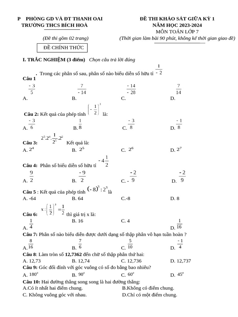 Đề 02 - thuy vu | PDF