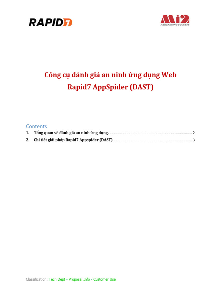 Rapid7 AppSpider - Web Application Security Testing | PDF