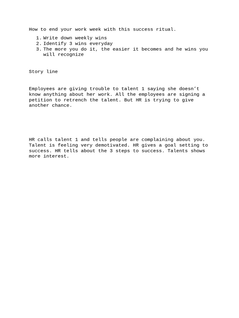 How To End Your Work Week With This Success Ritual | PDF | Career ...