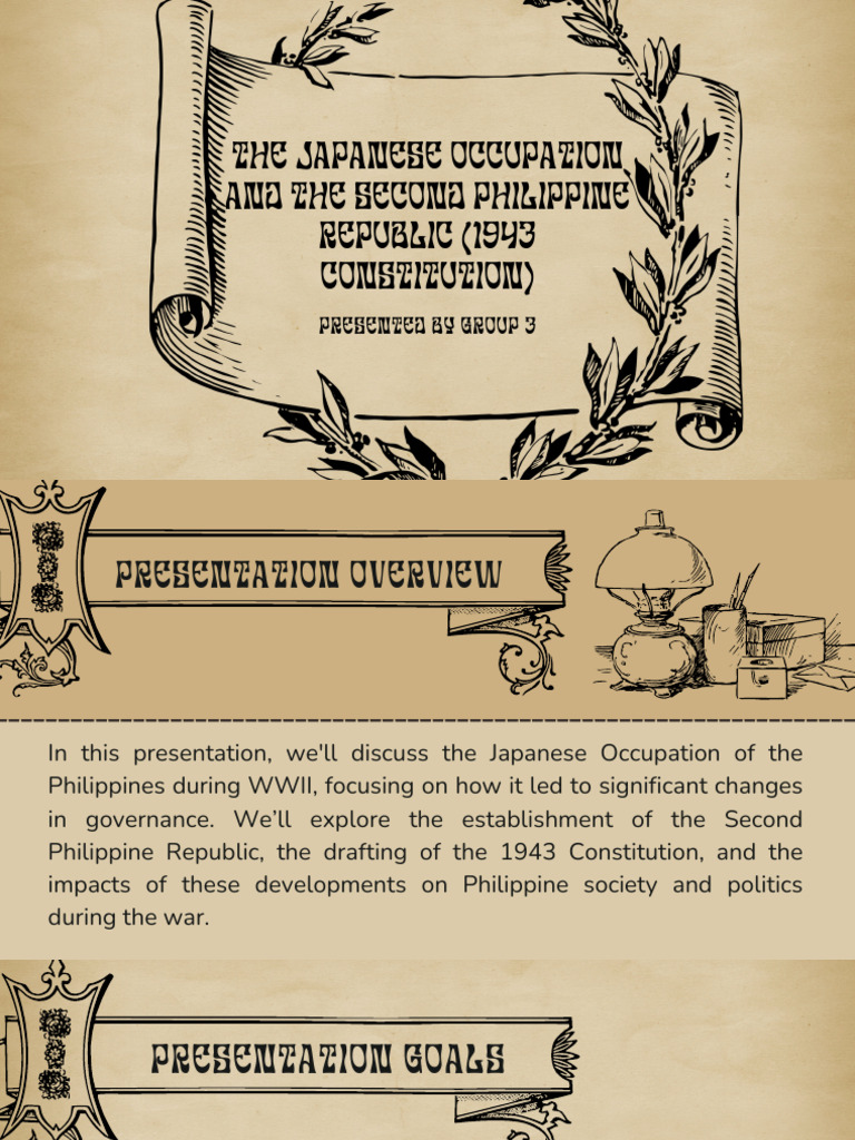 Japanese Occupation and 2nd Republic | PDF | Philippines | Political ...