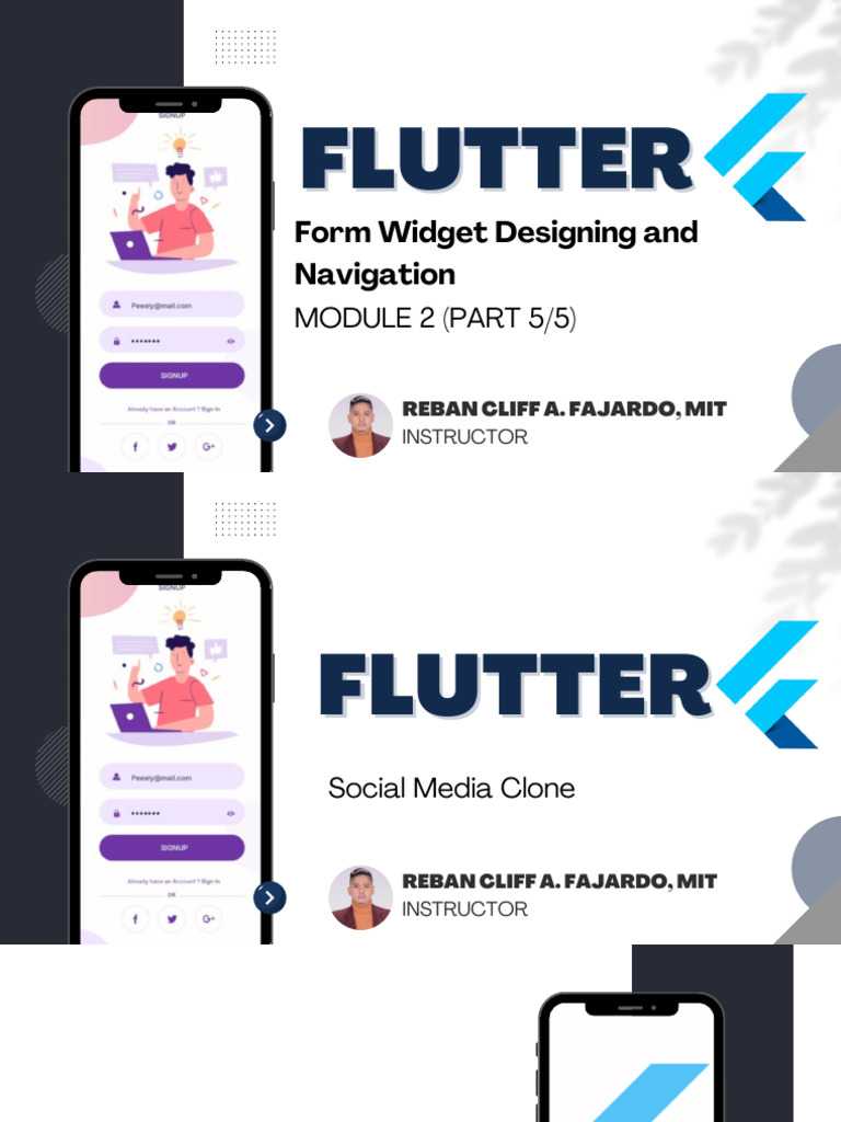 Flutter Module 2 - 4 | PDF | Icon (Computing) | Software Development Flutter Module 2 - 4 | PDF | Icon (Computing) | Software Development