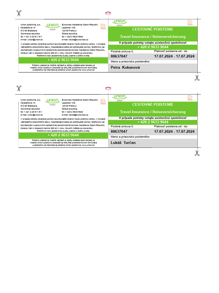 Karticka 88637047 | PDF