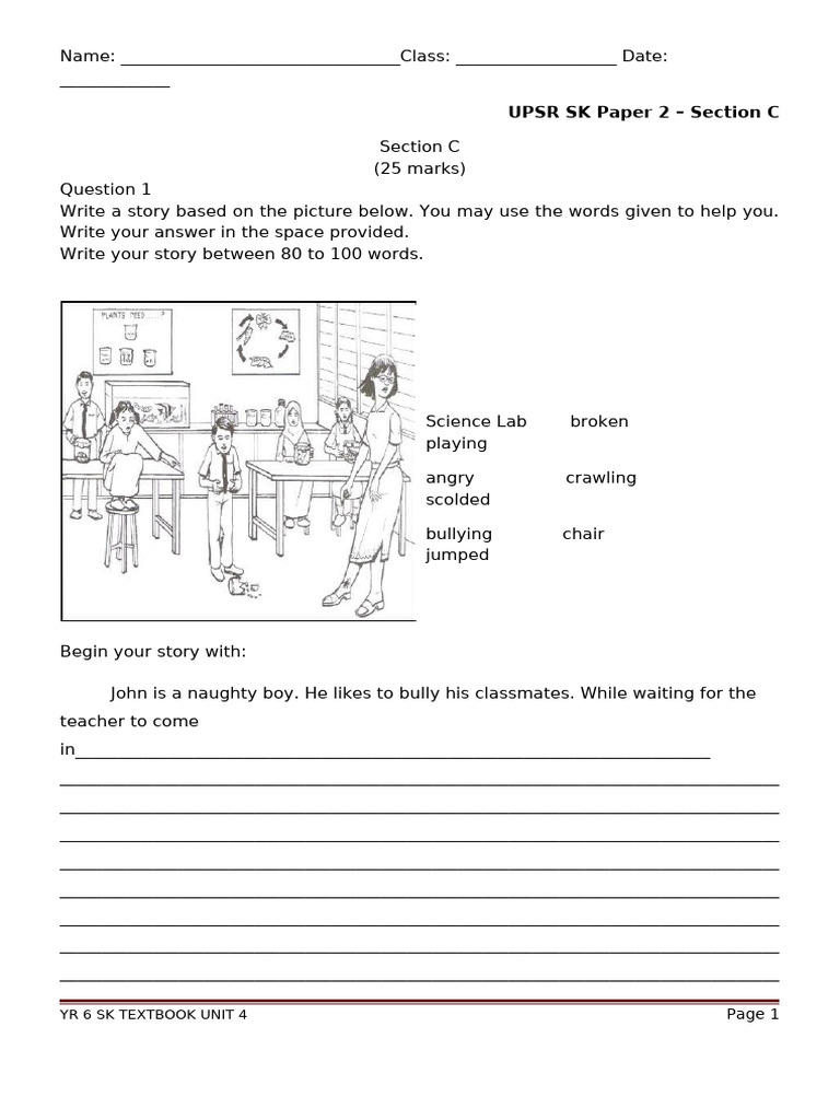 Unit 4 - Paper 2 - Section C | PDF | Home & Garden