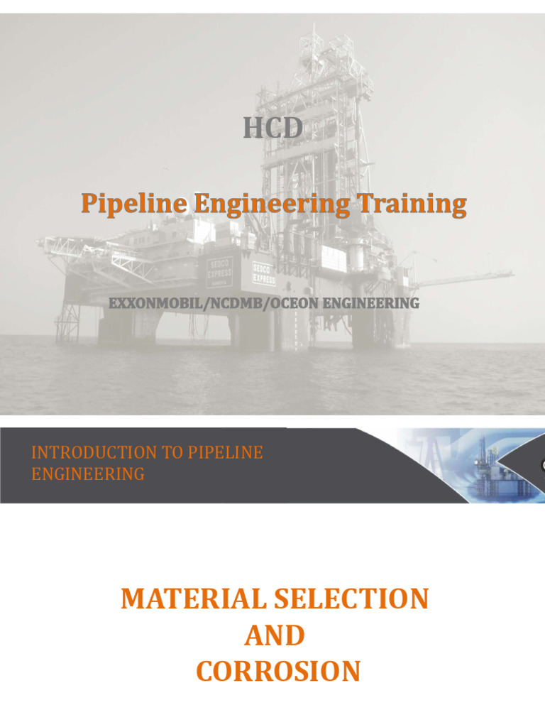 Pipeline Material Selection & Corrosion | PDF | Corrosion | Stainless Steel