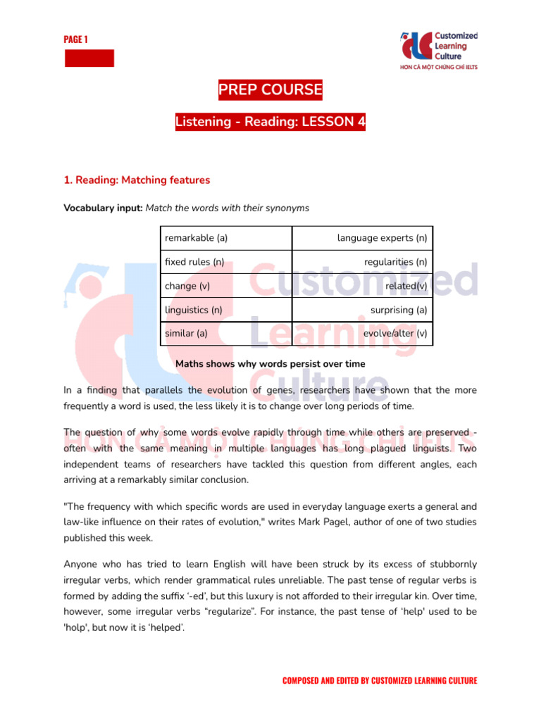 Lesson 4 Handout Prep LisRead | PDF | International Space Station ...