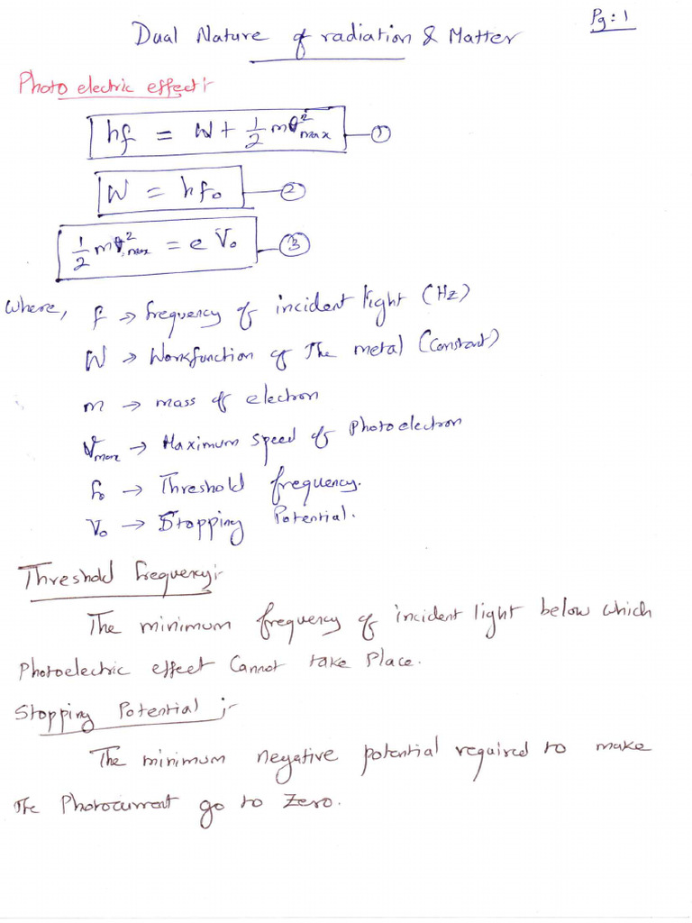 Dual Nature Notes | PDF